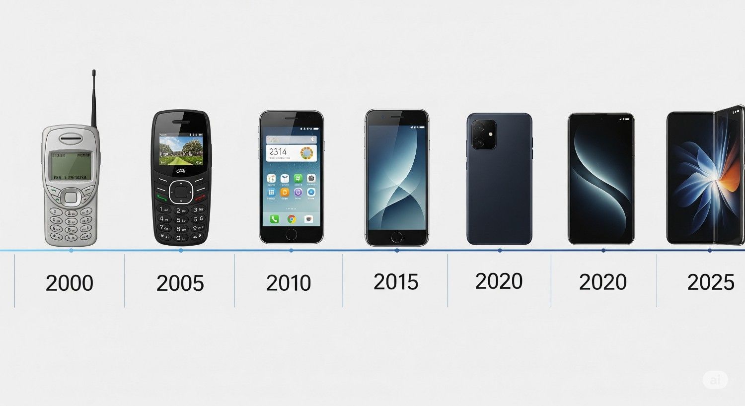How Smartphones Evolved from 2000 to 2025 – A Complete Timeline