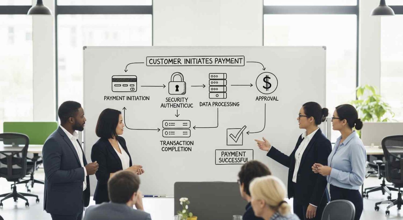 How to Create Payment Process Diagram Step by Step